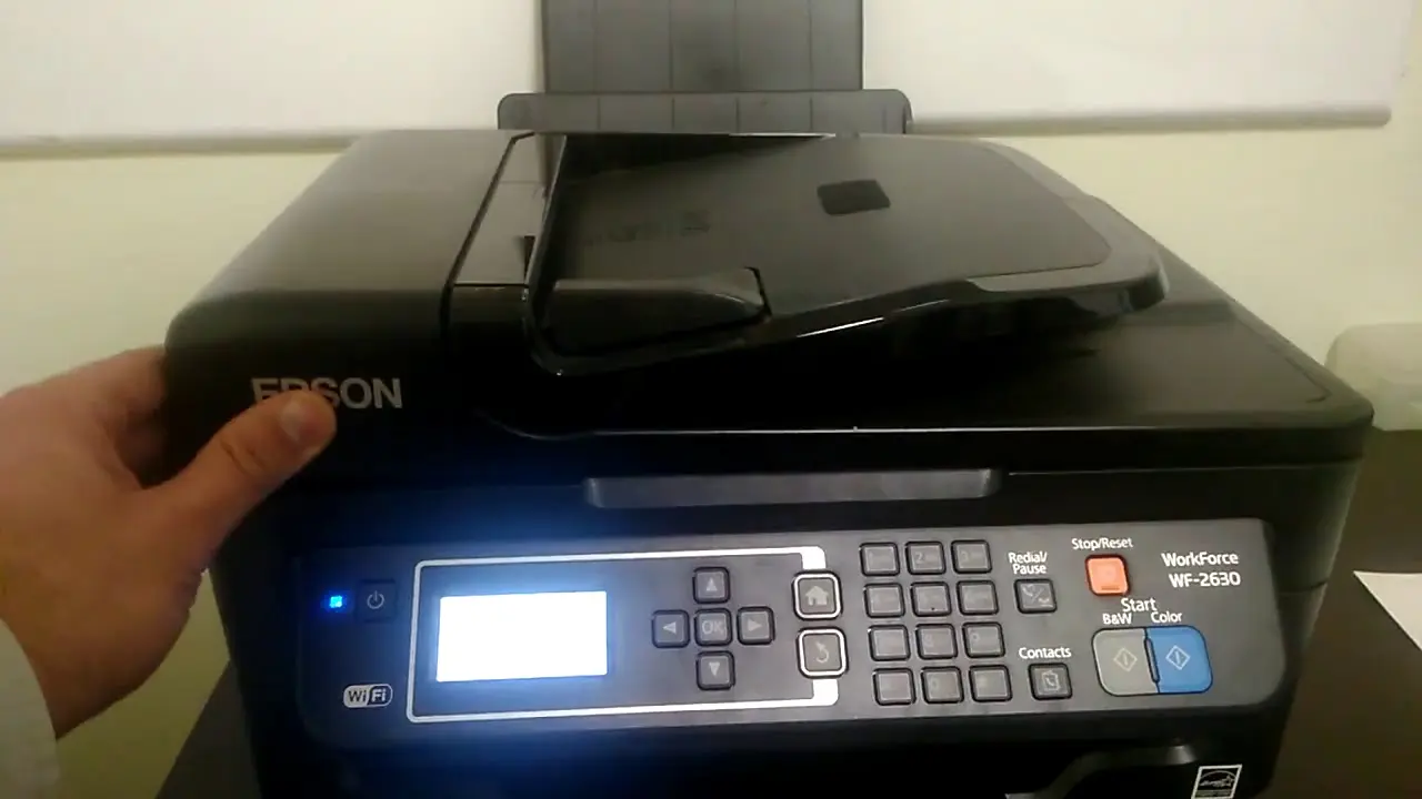 Cómo Enviar Un Fax Desde La Fotocopiadora Workforce Wf-2630 ...